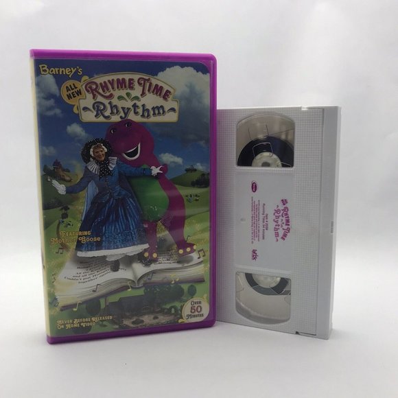 Media | Barneys Rhyme Time Rhythm Featuring Mother Goose Vhs Lyons ...